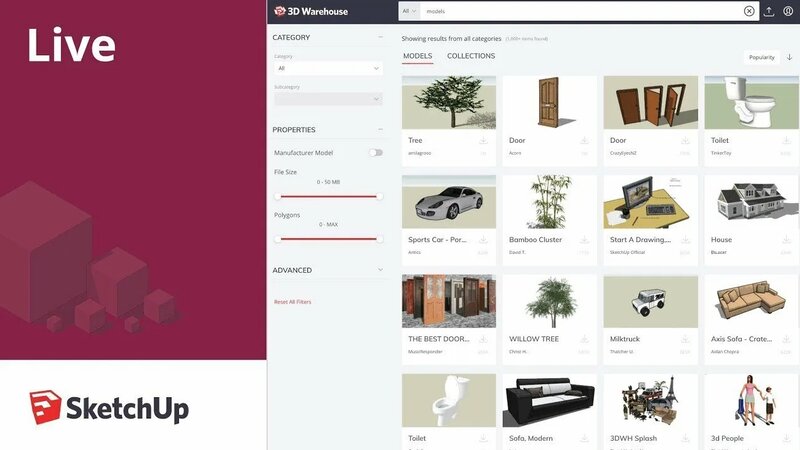 SketchUp live model: Cleaning Up 3D Warehouse Models - Yandex Video ...