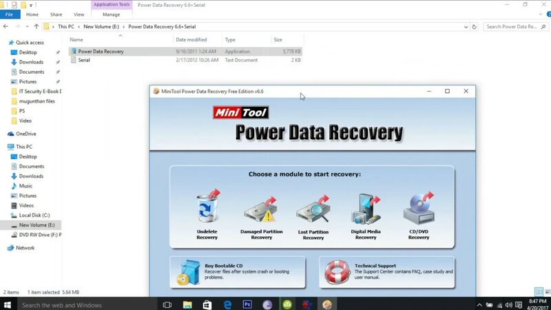 how to install and register power data recovery software - Смотреть ...