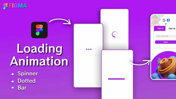 Figma Basic: Loading animation in figma | Figma loading animation - EroFound