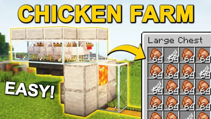EASY Automatic Chicken Farm in Minecraft 1.21 (Tutorial) - Смотреть ...