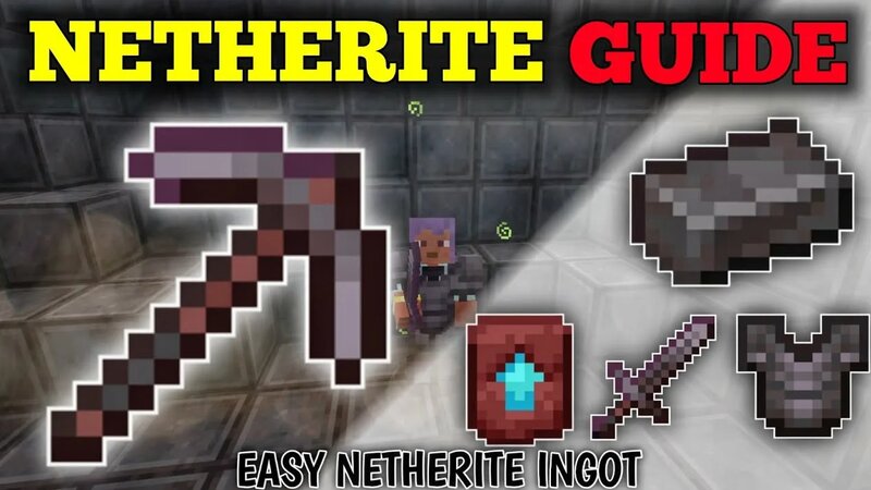 How to get netherite in minecraft | Fastest way to get netherite ingot ...