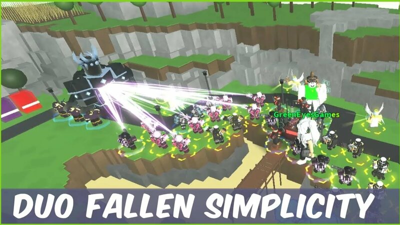 TDS EASY DUO Fallen IN Simplicity Roblox Tower Defense Simulator ...