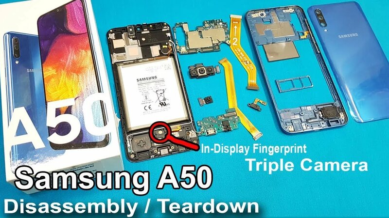 Samsung Galaxy A50 Disassembly / Teardown || How to Open Sammsung A50 ...