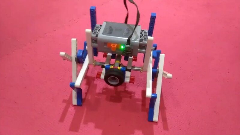 Lego 9686 "Walker 4 Legs" Building Instructions - Simple Mechanism ...