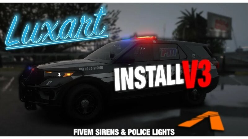 How To Install Luxart Vehicle Control | FiveM Police Sirens & Lights ...