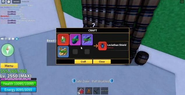 How To Get Leviathan Shield In Blox Fruits (2024) | How To Craft ...