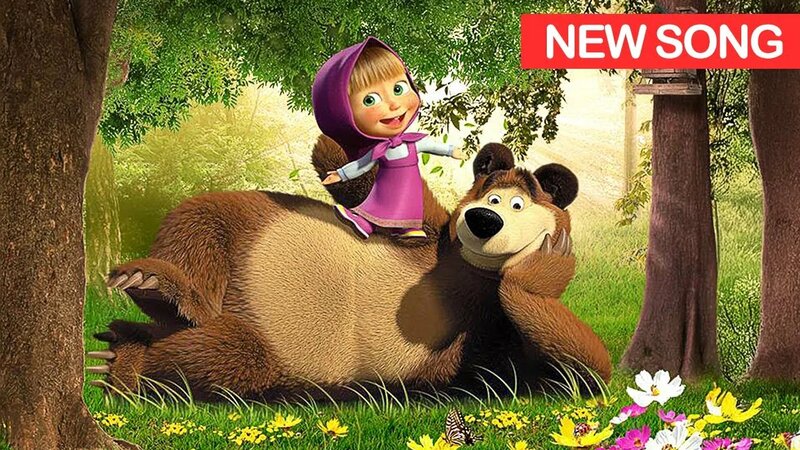 Masha and The Bear Cartoon | The Jungle Party | New Kids Songs 2024 ...