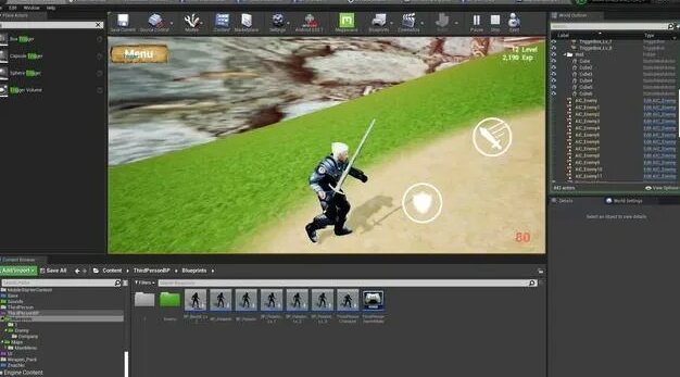 Триггер в Unreal Engine 4 ( 5 ) | Box trigger volume - Смотреть онлайн ...
