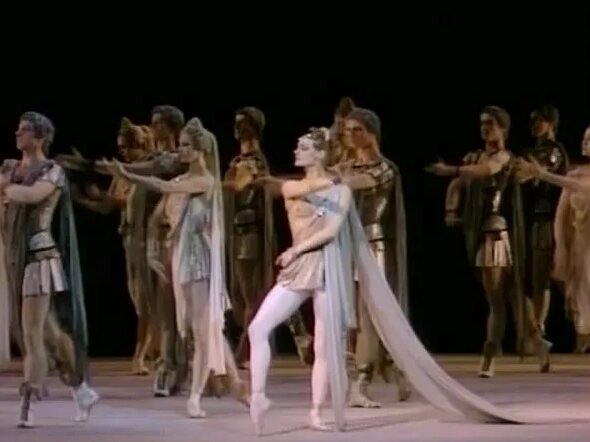 Алла Михальченко. Монолог Эгины. II акт балета "Спартак". 1986 год ...