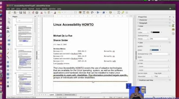 PDF File Editing in LibreOffice Draw Application