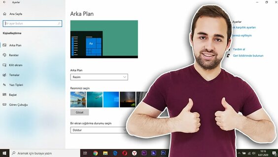 windows 10 arka plan resimleri: 1 bin video Yandex'te bulundu