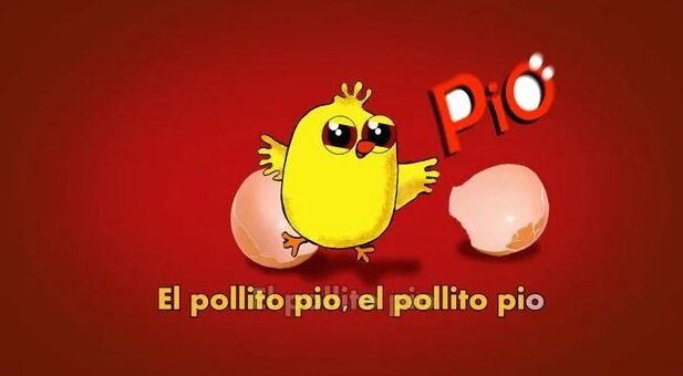 El Pollito Pio Karaoke con letra en español - Смотреть онлайн в поиске ...