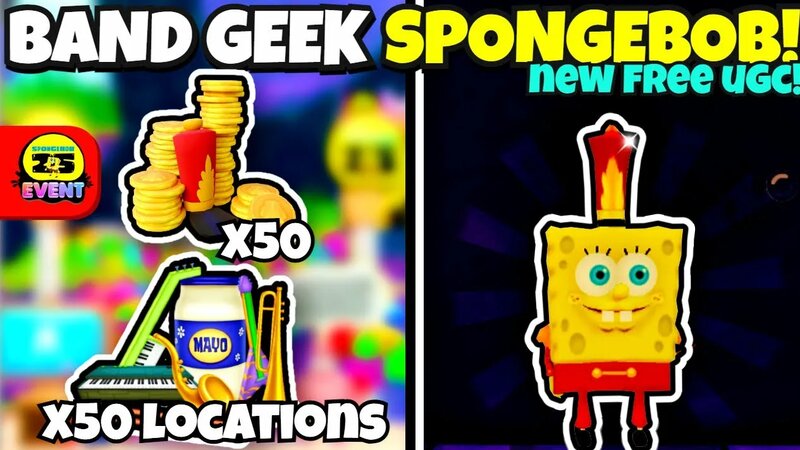 Band Geek Spongebob Morph! Roblox | SpongeBob Simulator - Смотреть ...