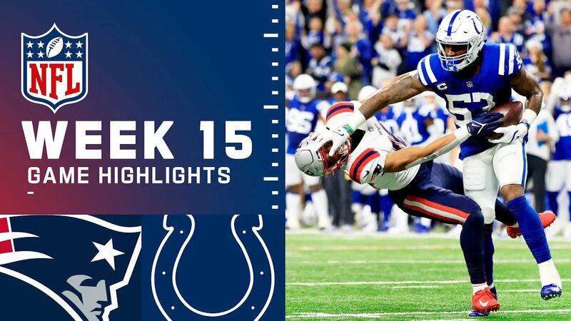 Patriots vs. Colts Week 15 Highlights | NFL 2021 - Watch online in ...