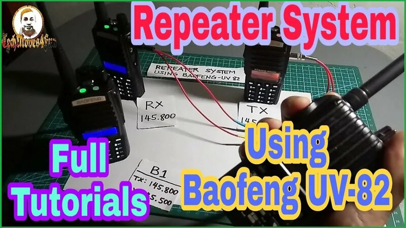 DIY | Repeater System | Using Baofeng UV-82 | Cheap Repeater System ...