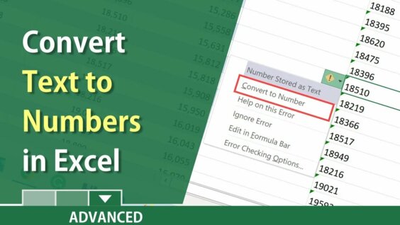 excel convert to number: 132 video Yandex'te bulundu