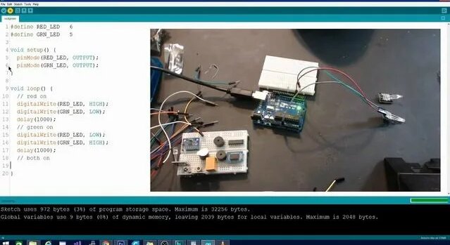 HW 477 HW 480 Red Green LED Arduino for beginners Sensors - Смотреть ...