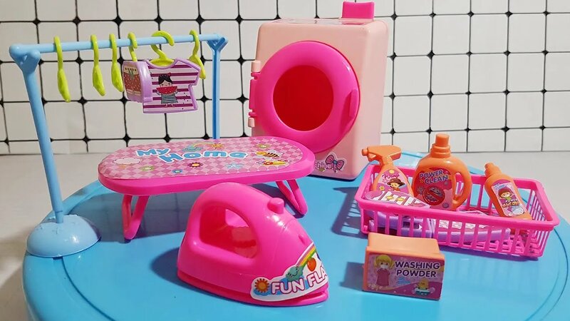 5 Minutes Satisfying With Unboxing & Review Laundry Playset Washing ...
