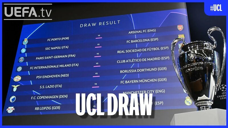 UEFA Champions League Round of 16 Draw