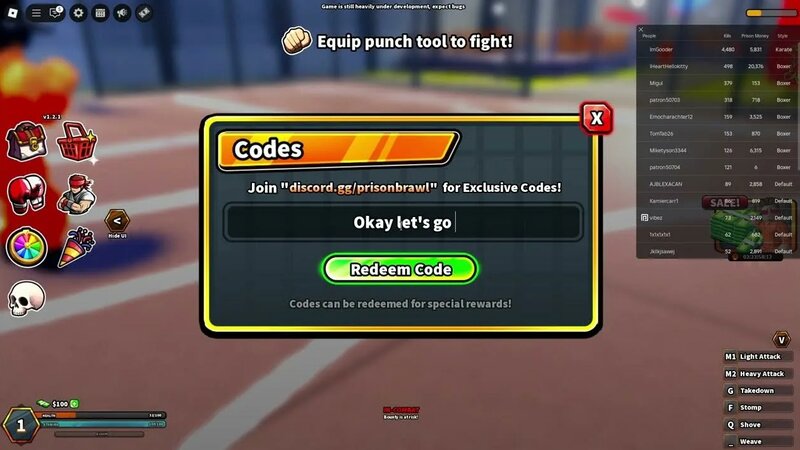 New all working codes prison brawl in 2025! roblox prison brawl codes ...