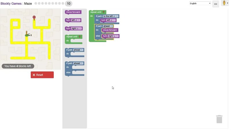 Blockly Games Maze Level 10 Best Answer Video - Yandex Video aramada ...