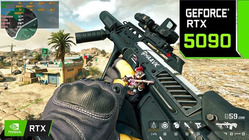 Delta Force | RTX 5090 32 ГБ (максимальные настройки 4K, DLSS 4 вкл ...