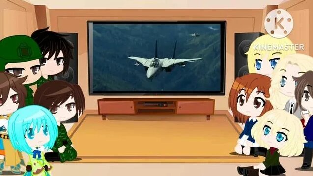 Girls und Panzer and GATE react to Top Gun : Maverick | Gacha Club ...