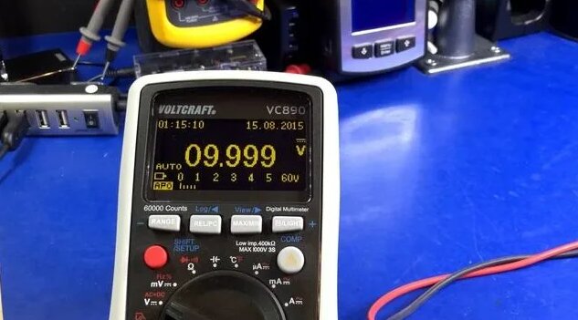 Voltcraft Vc890 Multimeter Review Update! (battery life / consumption ...