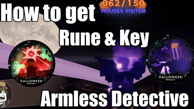 How to get the Rune & Key in Armless Detective | Halloween Spotlight ...