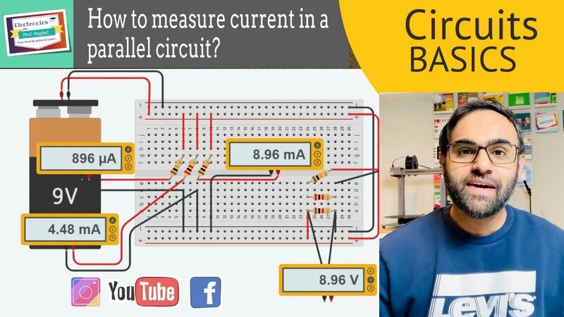 #10 DC Circuit Analysis How to measure current in a parallel circuit ...