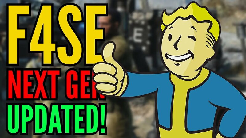How to install F4SE and High FPS Physics Fix for Fallout 4 Next Gen ...