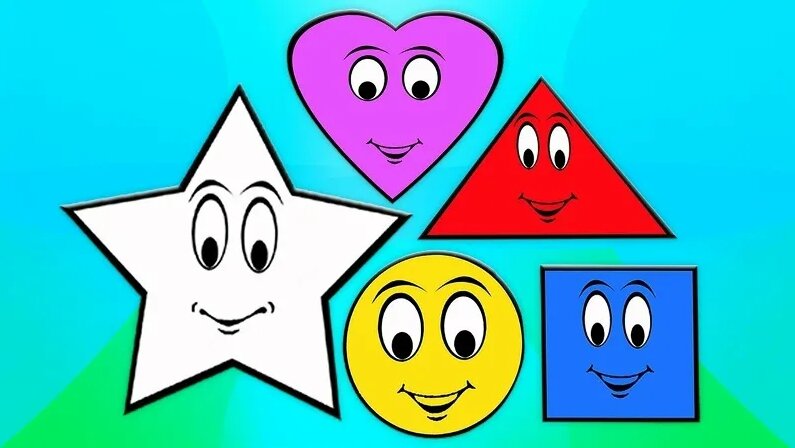 Фигурная Песня _ Геометрические Фигуры _ Детские Стишки _ Shapes Song ...