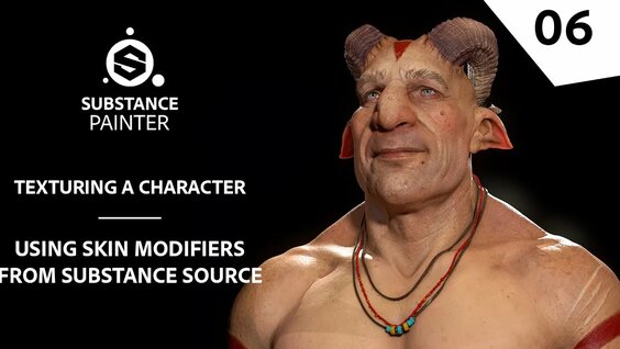 Texturing Characters in Substance Painter - Using skin modifiers from ...