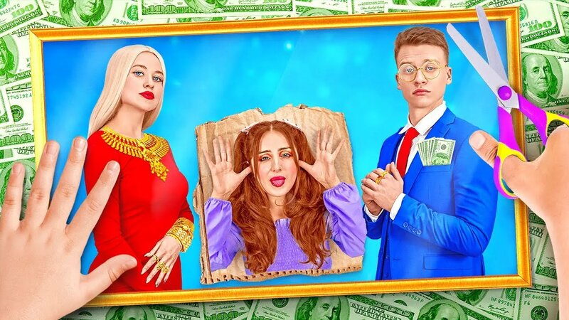 Меня удочерила семья миллиардеров! || милые и забавные сценки от 123 go ...