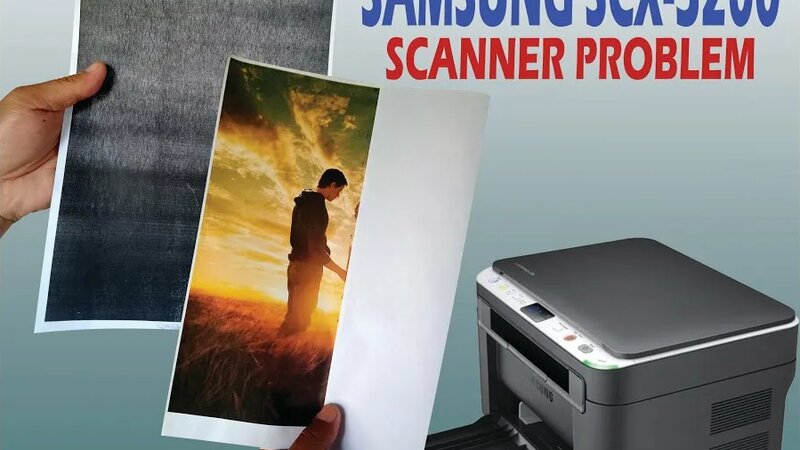 Samsung SCX-3200 Scanner scans in Blank/Half page/Full black print-out ...