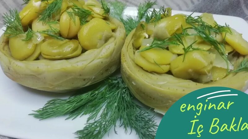 İç Baklalı Enginar Tarifi / Zeytinyağlı Yemek Tarifleri #enginar #bakla ...