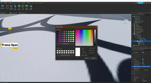 Как сделать Открыть Frame И закрыть все тут tutorial roblox studio ...