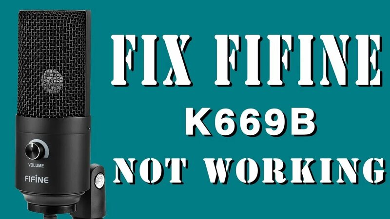 Fix Fifine USB Microphone K669b Not Working - Смотреть онлайн в поиске ...