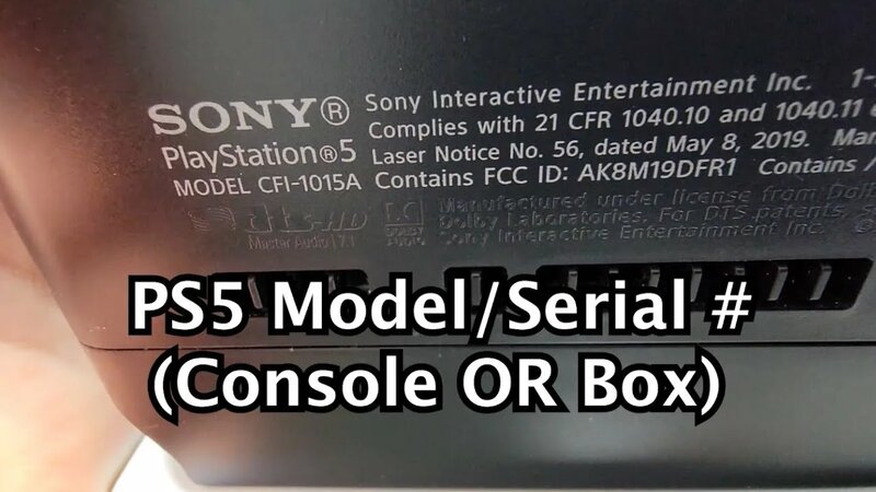 PS5 How to Find Model & Serial Number - Смотреть онлайн в поиске ...