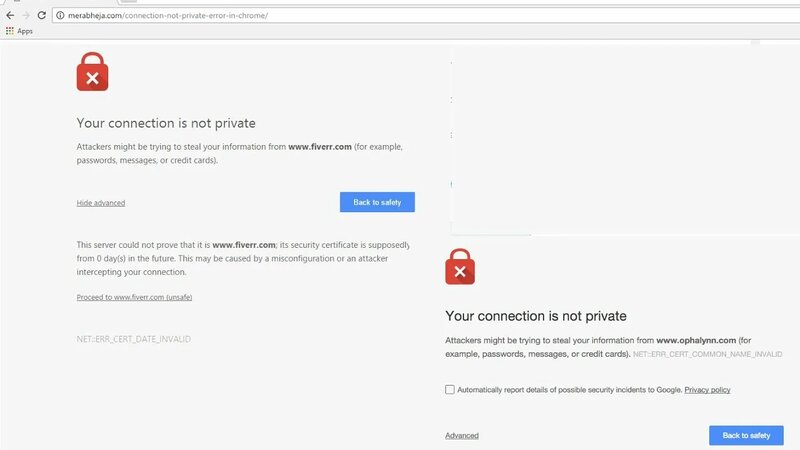 How to Fix Your Connection is Not Private Issue in Chrome, Firefox ...