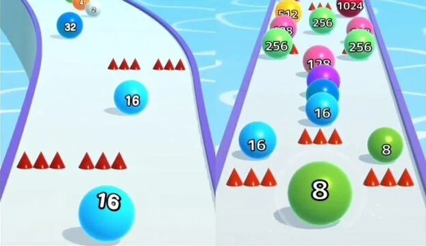 Ball Run 2048 - Ball Run Infinity (HACK MODE) Gameplay walktrough ...