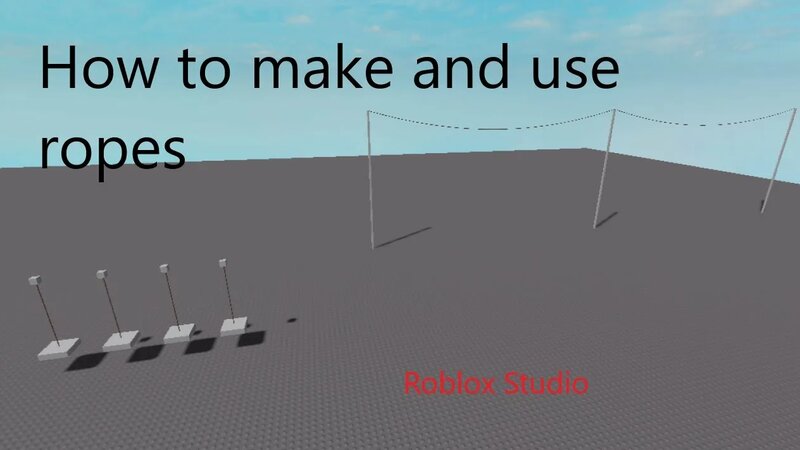 How to Make and Use Ropes in Roblox Studio - Смотреть онлайн в поиске ...