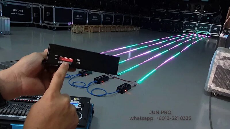 Tutorial JUN PRO DMX 1024l Spi decoder , LED pixel LED strip , ws2811 ...