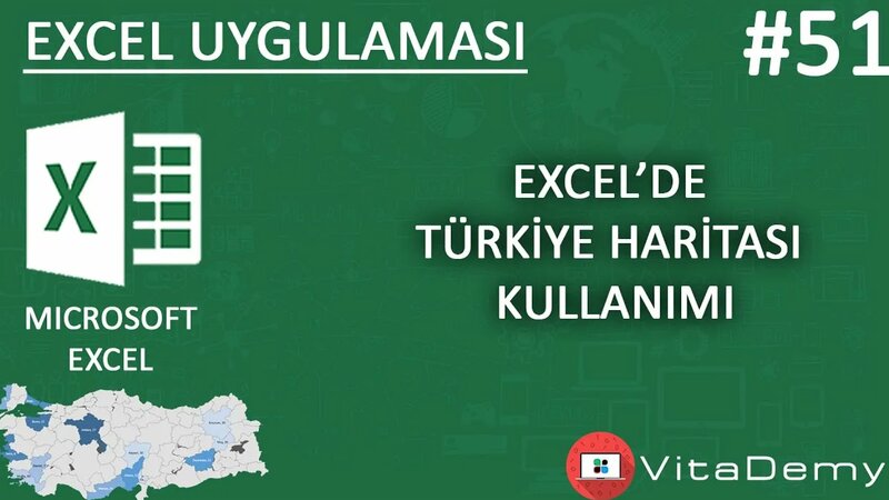 Excel'de Türkiye Haritası Nasıl Eklenir ve Kullanılır? | Excel ...