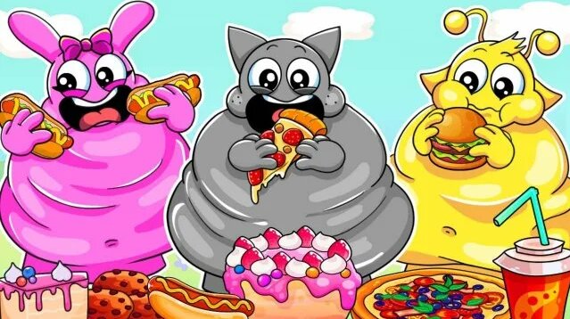 Sprinki|Спрунки или Спрунке потолстели| Мультфильмы Sprunki - Смотреть ...