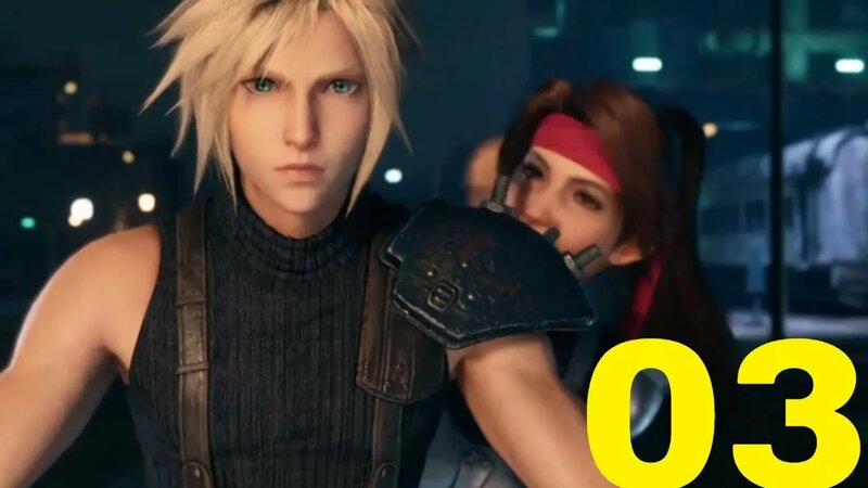 Final Fantasy 7 Remake Walkthrough Gameplay Part 3 - Bikes (FF7 Remake)