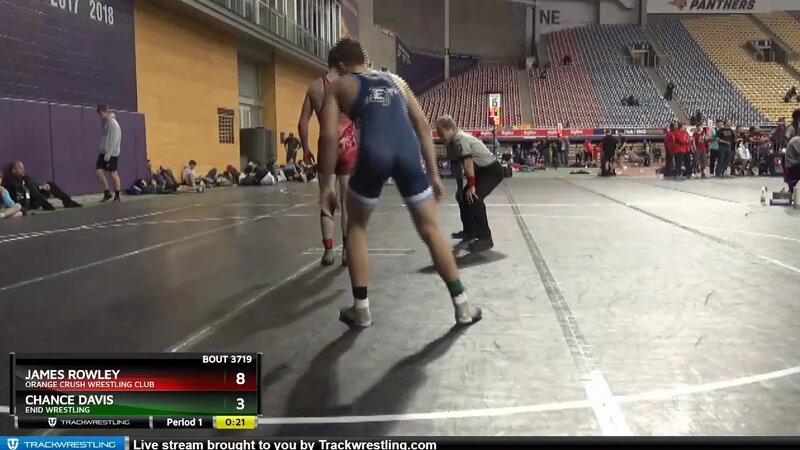 16U 152 Chance Davis Enid Wrestling Vs James Rowley Orange Crush ...
