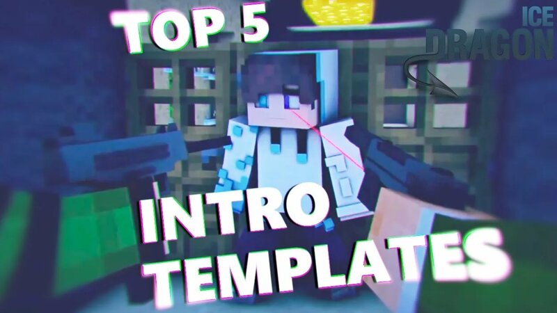 Top 5 intro templates [ mine imator / Cinema4d ] minecraft animations ...