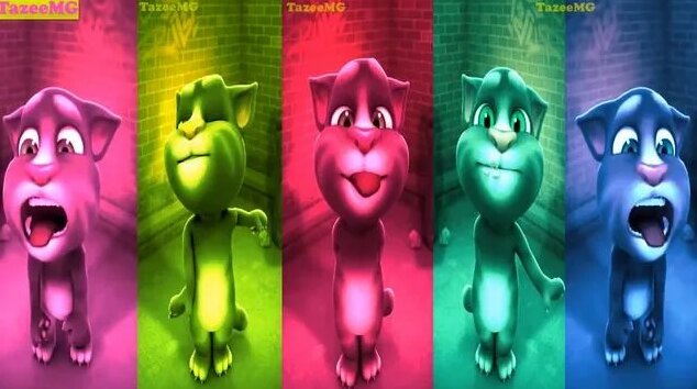 Colors Reaction Talking Tom Cat Android Gameplay - Смотреть онлайн в ...