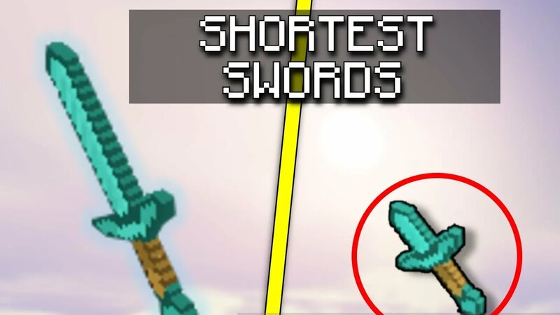 Bedwars with the Shortest Short Swords Texture Pack